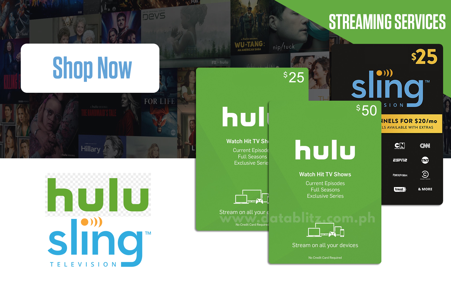 Streaming Services Digital Codes – Datablitz Digital Store