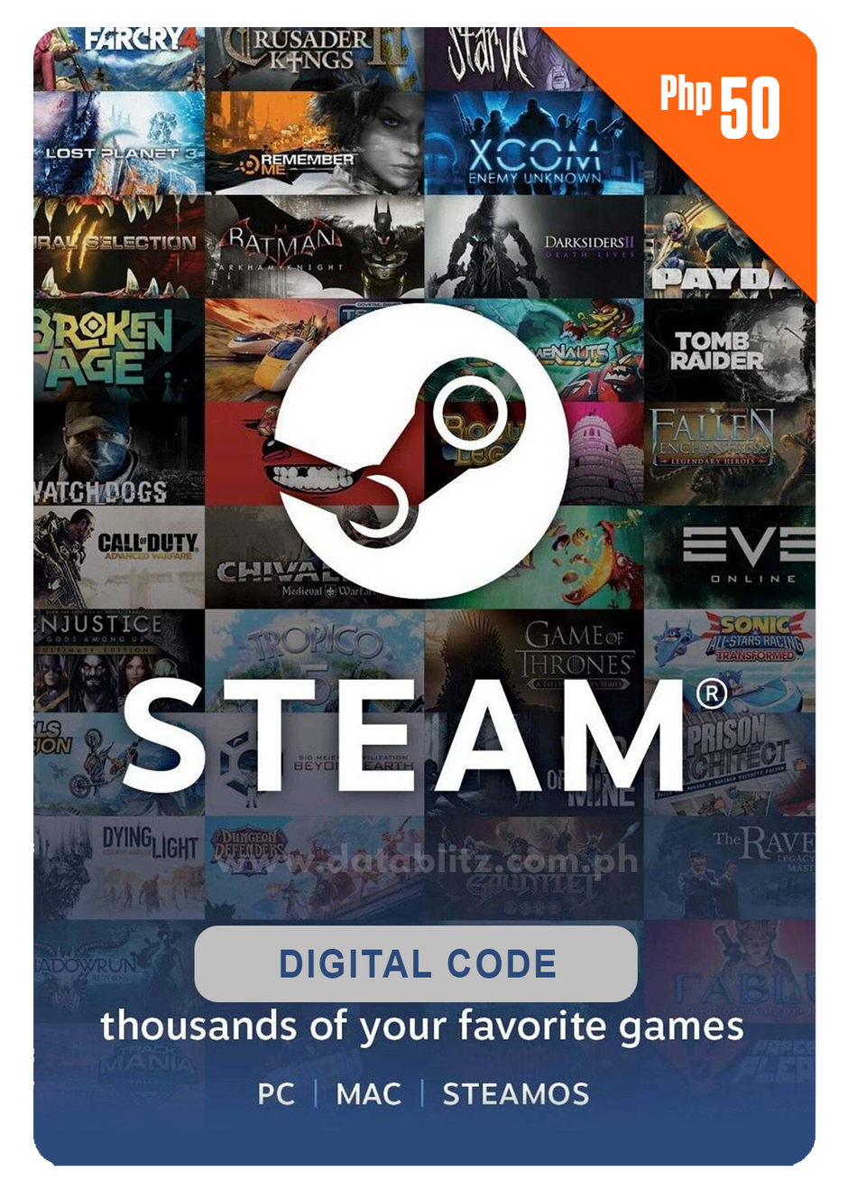 Steam Wallet Digital Codes – Datablitz Digital Store